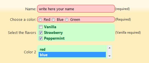 HTML5 Form Validator: ht5ifv | Greepit