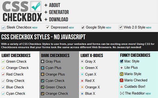 Custom Checkboxes Styling Without JavaScript – CSS Checkbox | Greepit