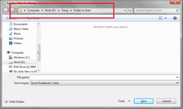 Vba Save File Dialog Filedialogmsofiledialogsaveas Vba And Vbnet 5085