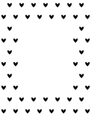 Heart Border | Create Custom Heart Border Online