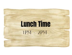 Printable Out To Lunch Sign