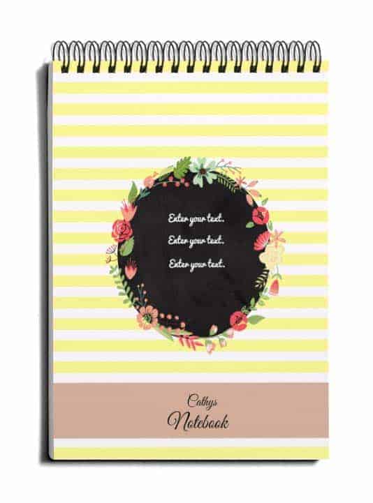 DIY Notebook Cover | Create Online for Free