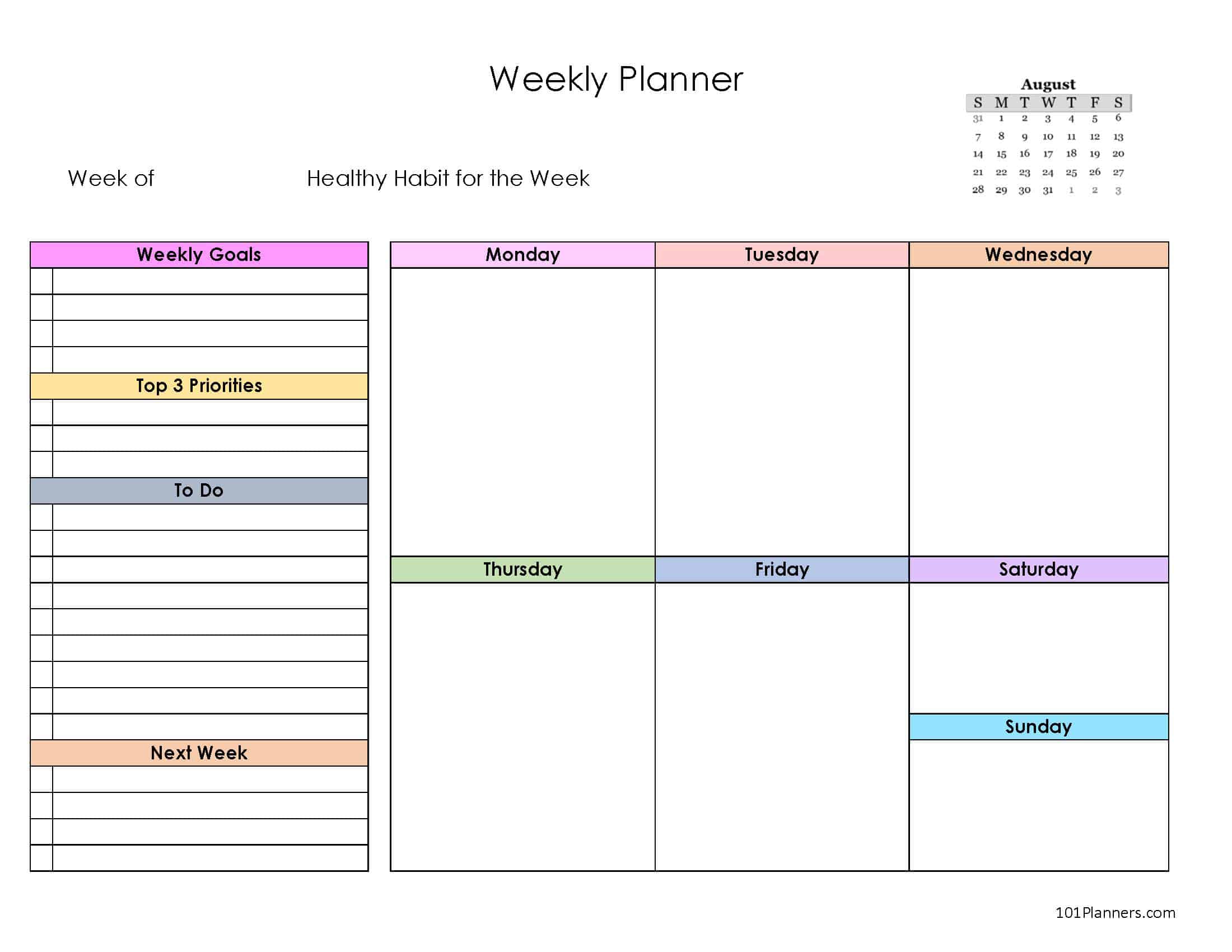 Free Printable August 2022 Calendar | Instant Download