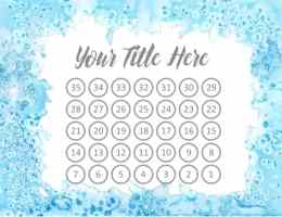 30 Day Countdown Printable