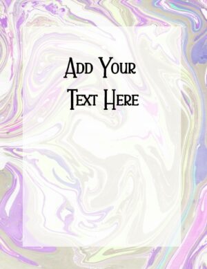 FREE Marble Binder Cover that can be Customized Online