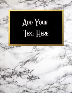 FREE Marble Binder Cover that can be Customized Online