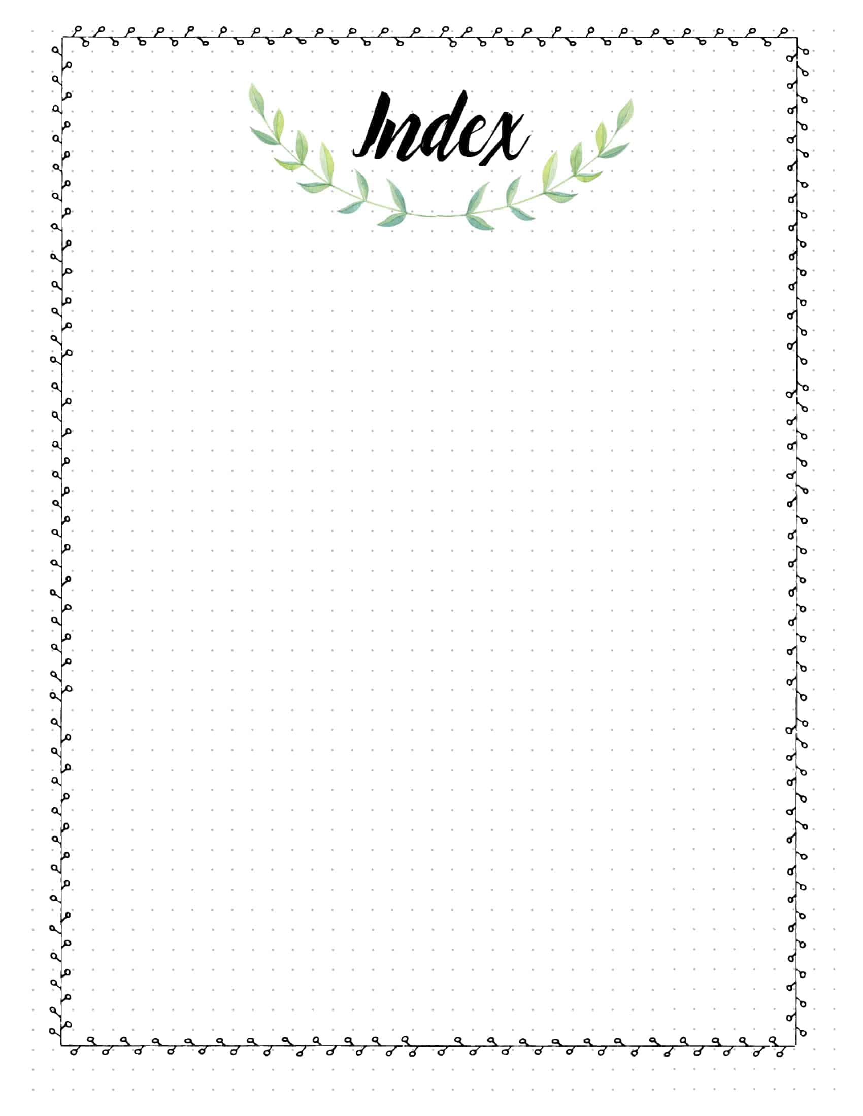 Bullet Journal Index | How to Set it Up and How to Use it