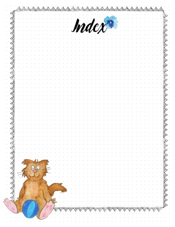 Bullet Journal Index | How to Set it Up and How to Use it
