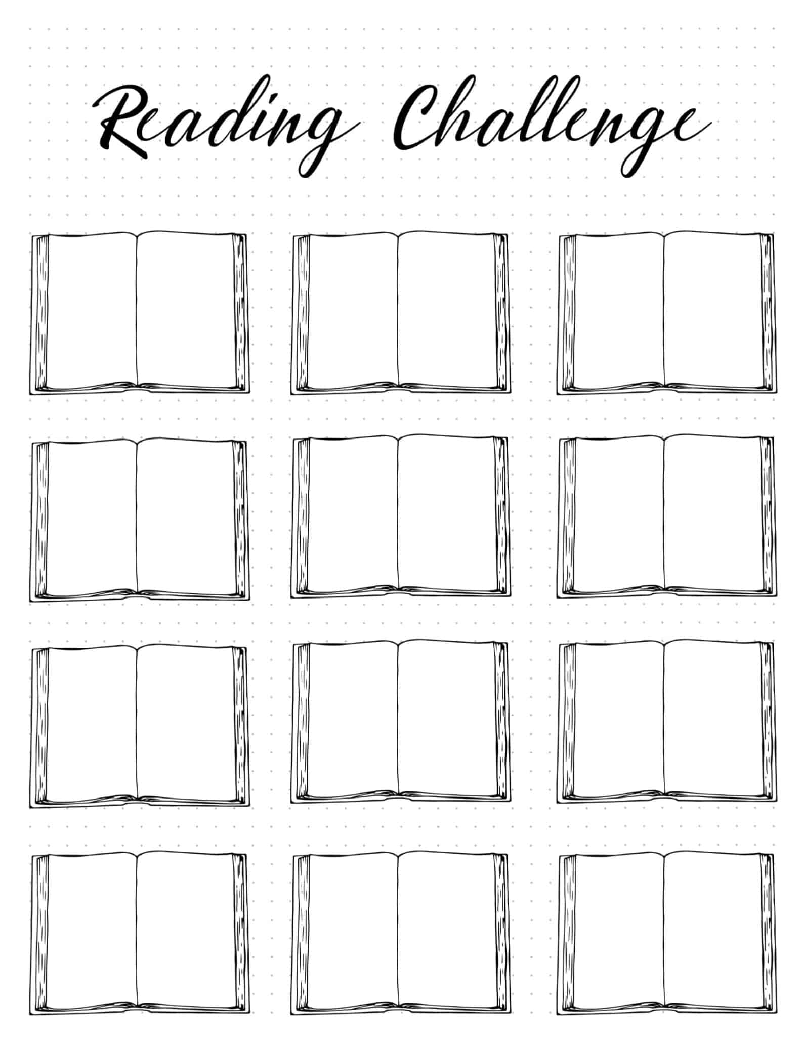 Free Printable Reading Log Template | Bullet Journal & Traditional