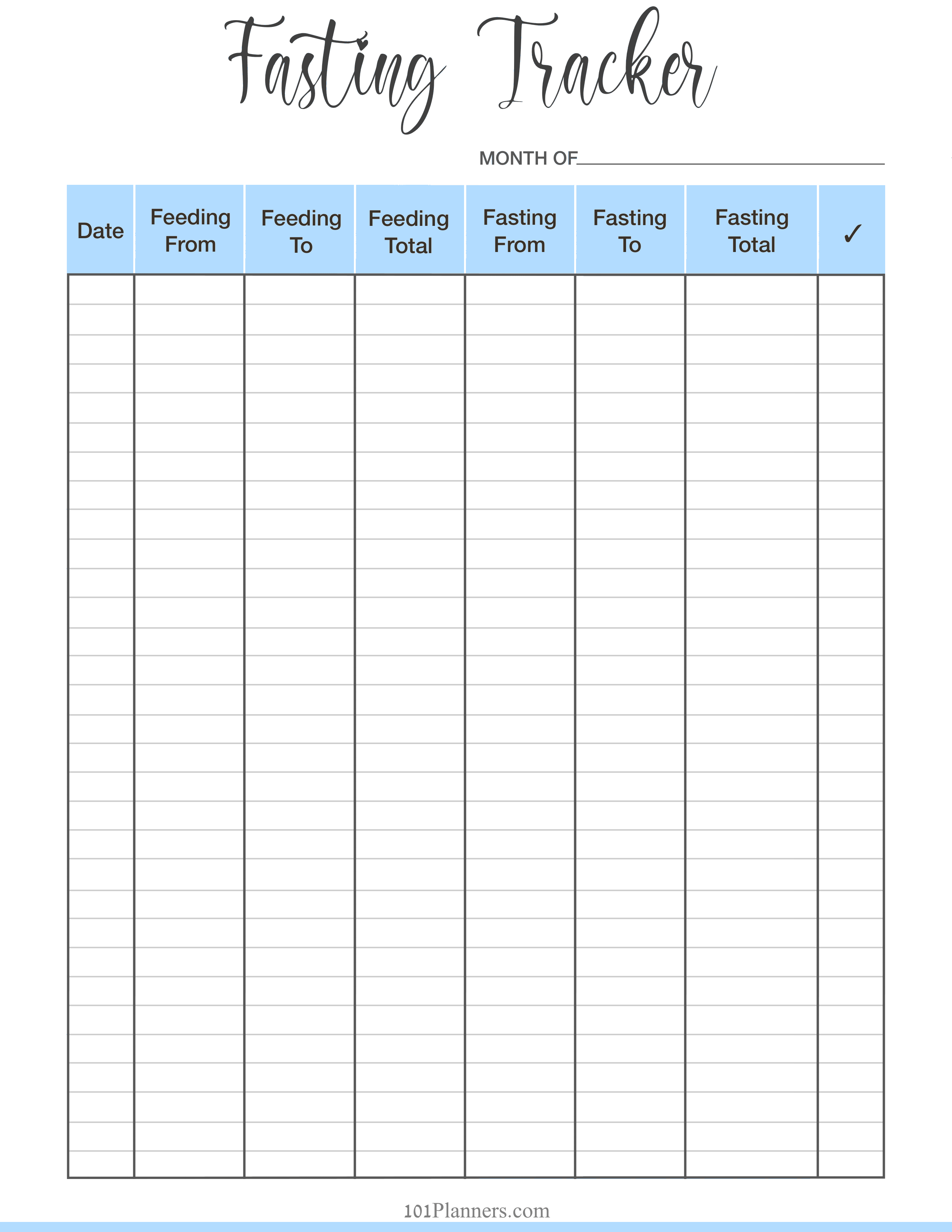 FREE Printable Meal Plan Template | Customize Before You Print