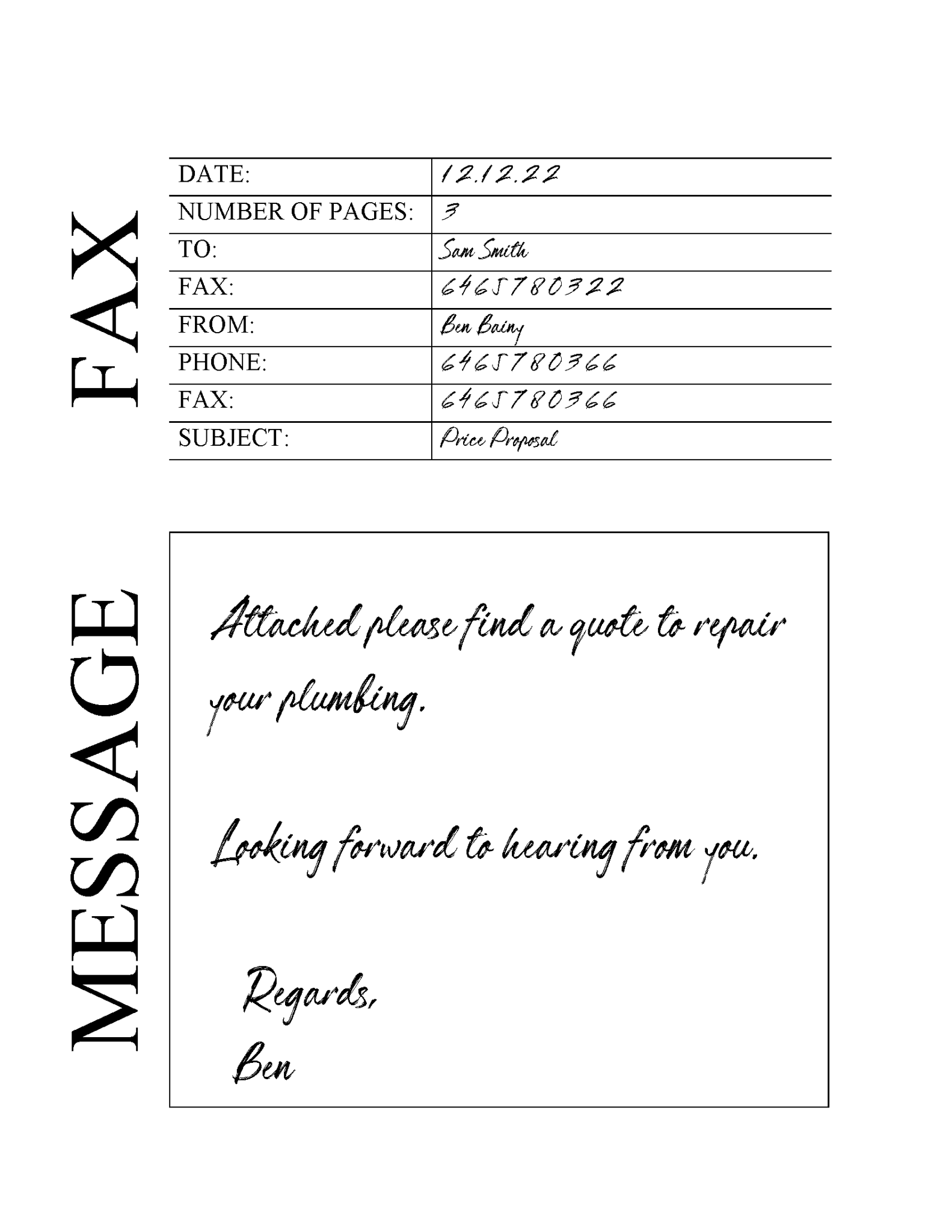 FREE Editable Fax Cover Sheet Template | Word-PDF-Excel-Image