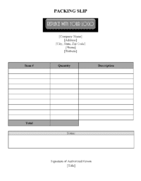 FREE Shipping Slip Template | Word, Excel & Typeable PDF