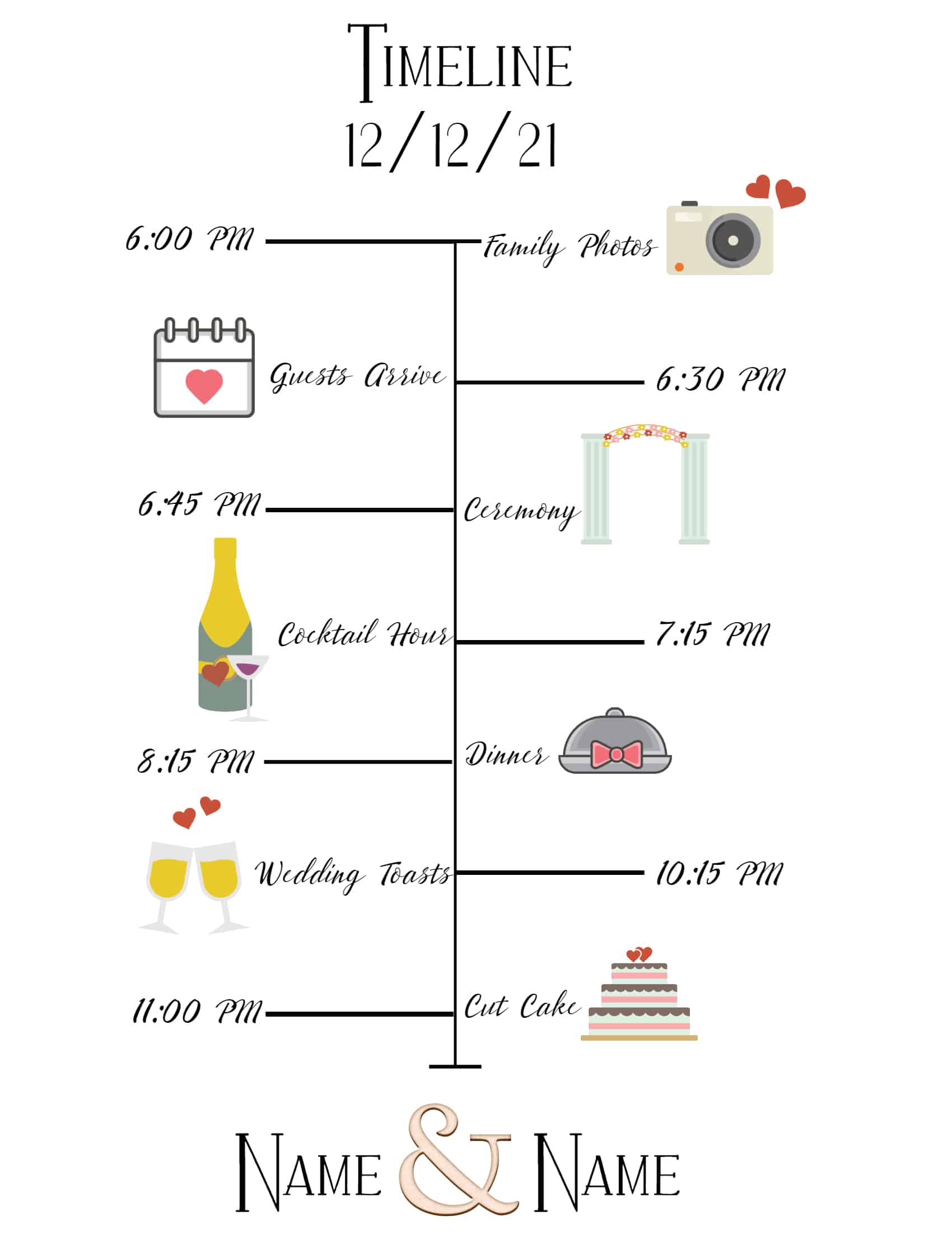 FREE Wedding Timeline | Online App, Word or Excel