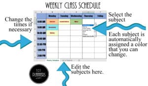 FREE Homeschool Schedule Template | Editable and Printable