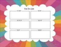 Kids Schedule Template | Customize Online and Print at Home