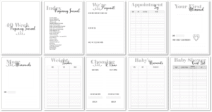 FREE Pregnancy Journal & Planner | Printable & Digital Version
