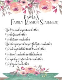 Family Mission Statement Generator