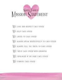 Family Mission Statement Generator