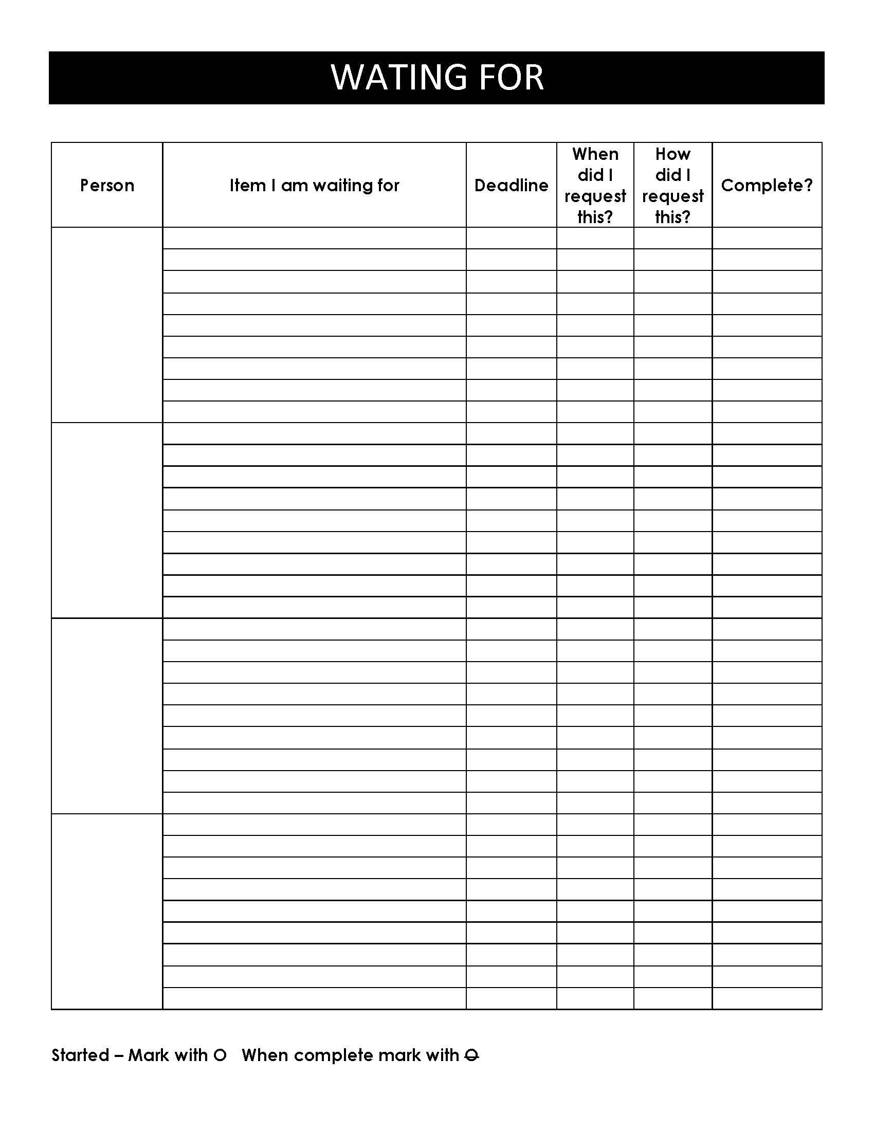 Getting Things Done (GTD) Step-by-Step | Free GTD Planner