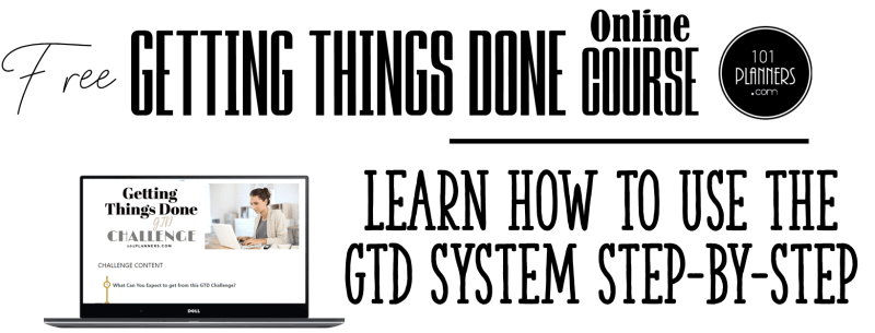 Getting Things Done (GTD) Step-by-Step | Free GTD Planner