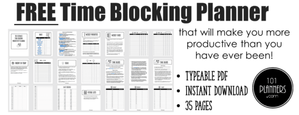 How time blocking works | FREE time blocking template