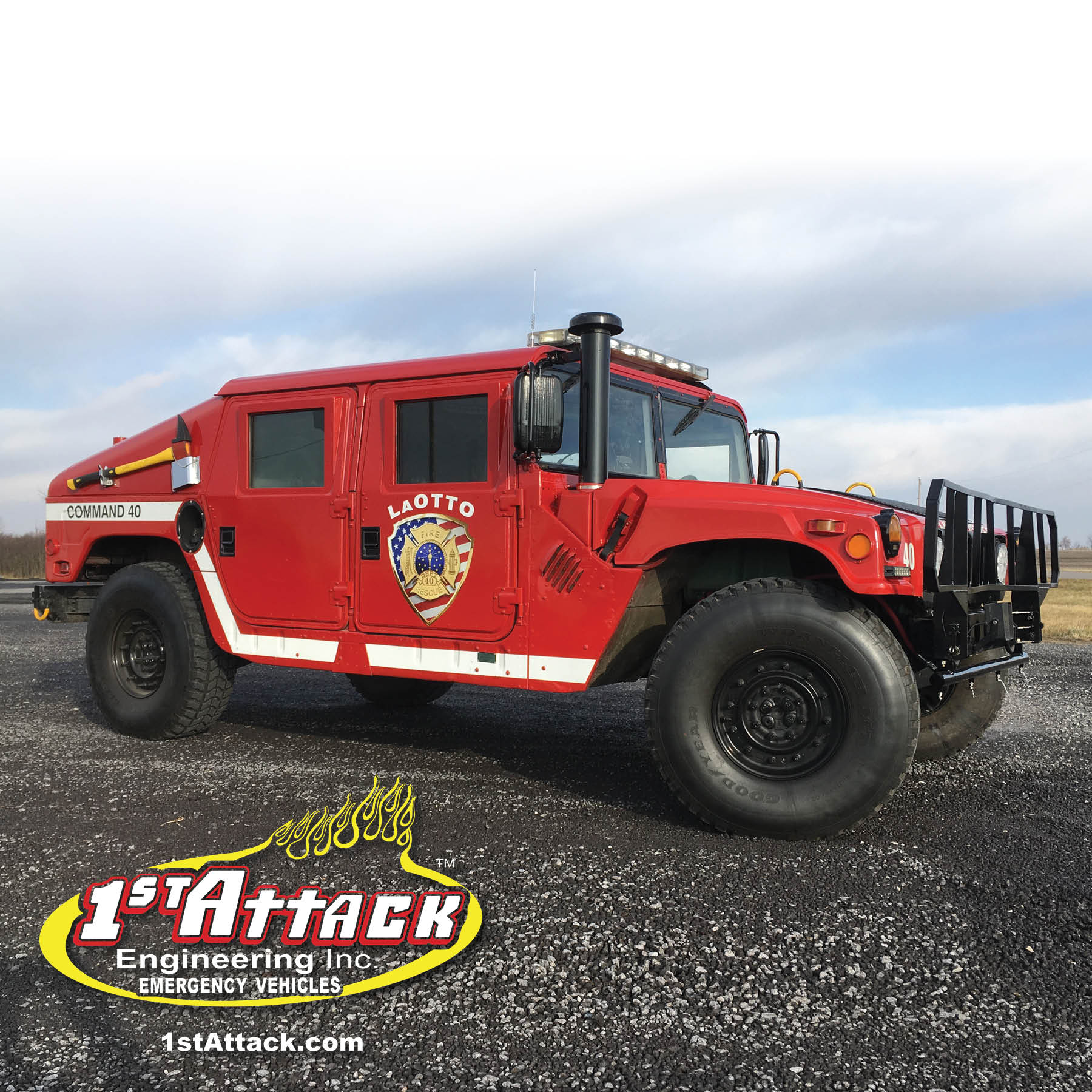LaOtto Fire Dept Hummer - 1st Attack Engineering