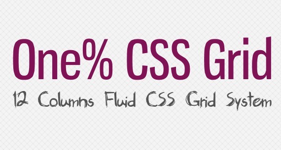 One Css Grid 12 Columns Fluid Css Grid System 365 Web Resources