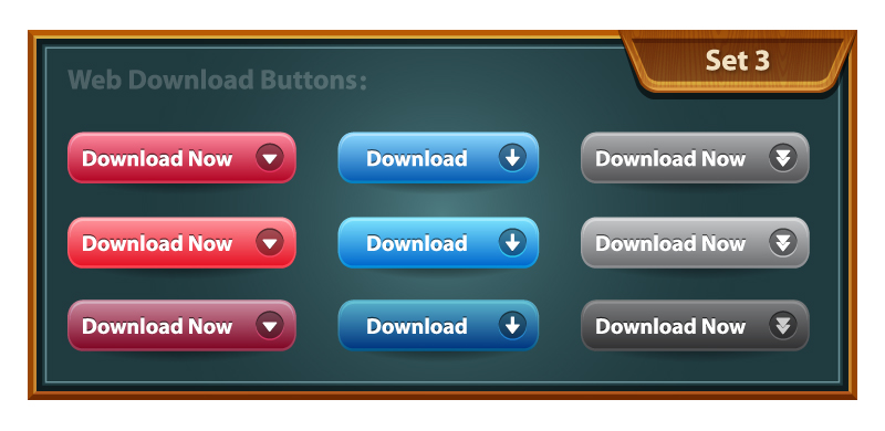 18 Best Download Button (Icon) Sets For App & Software Landing Pages ...