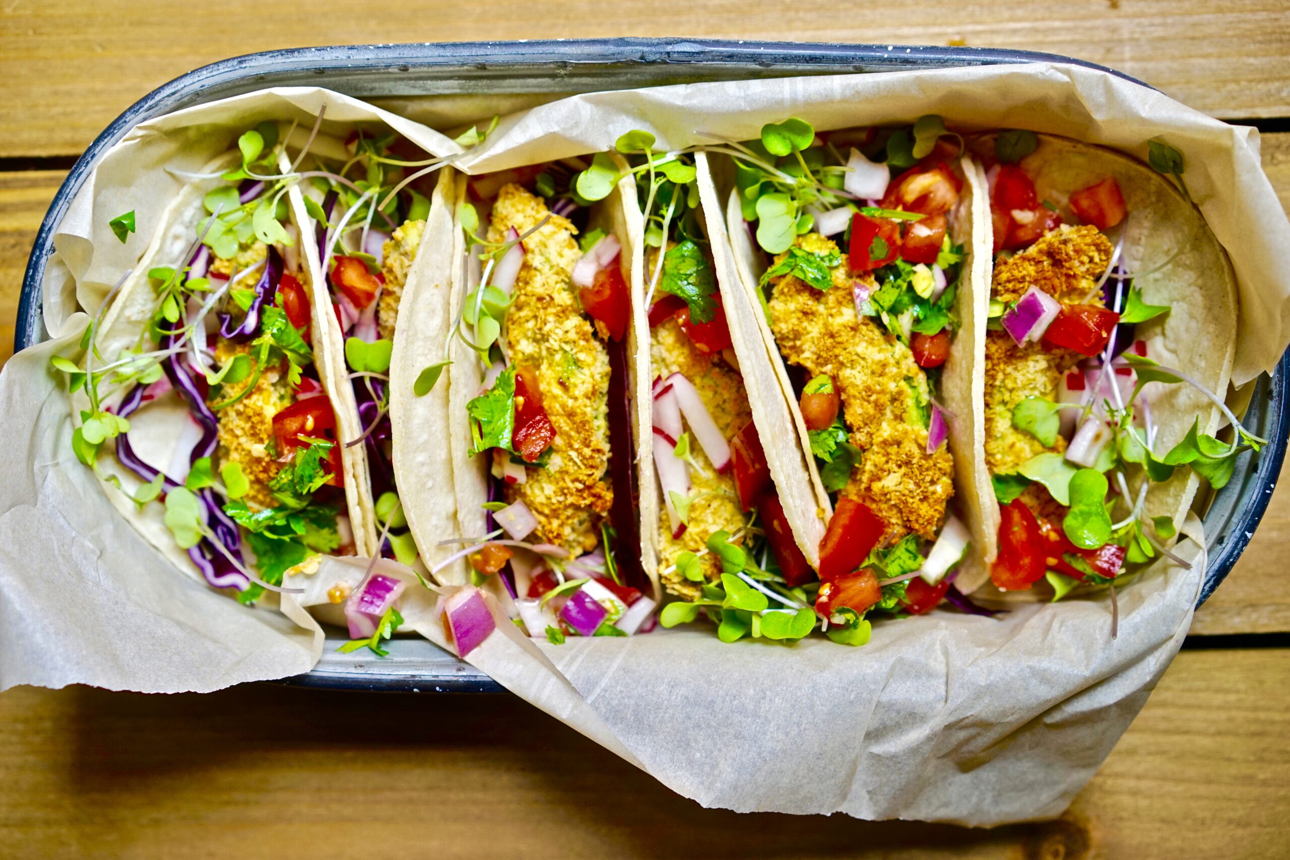 Crispy Avocado Tacos with Chipotle Sauce