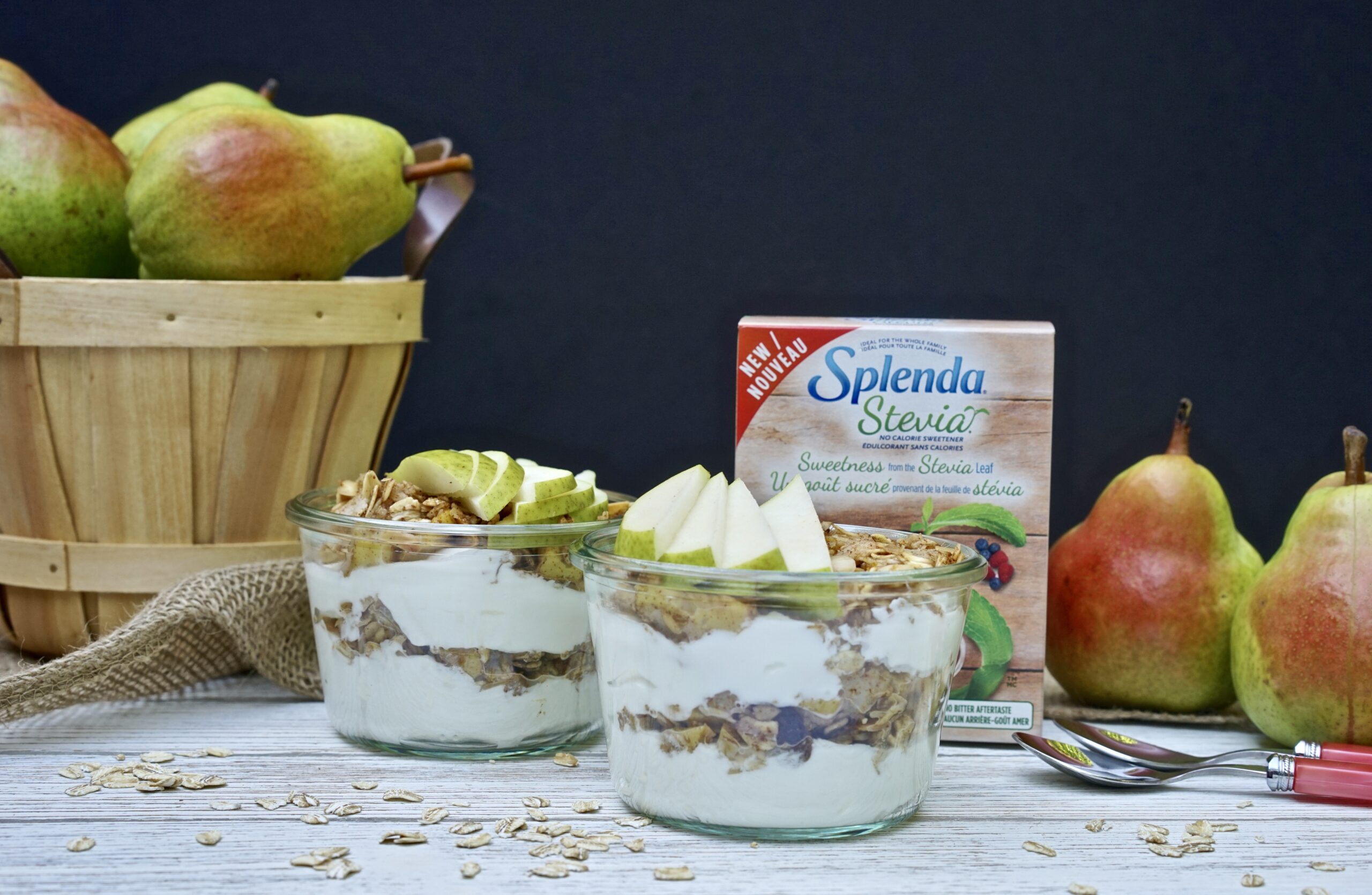 Fast and Easy Gluten Free Pear Ginger Crisp Parfait