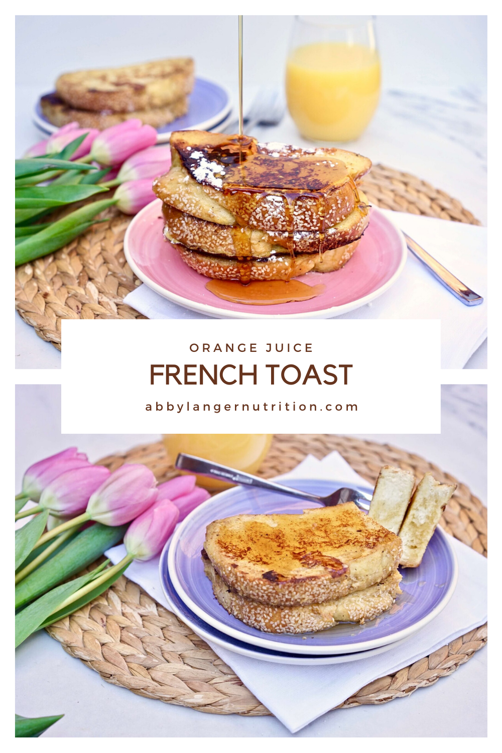 Amazing Florida Orange Juice French Toast Recipe