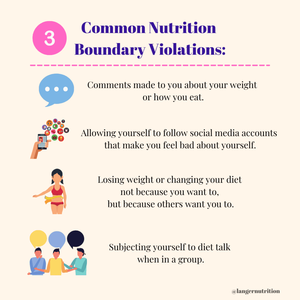 Setting Boundaries Around Food and Eating: Here's How To Do It.