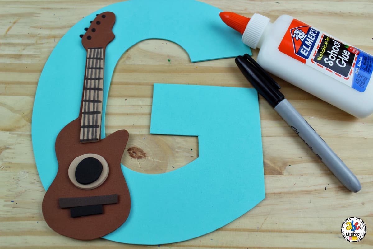 Guitar Craft For Preschoolers