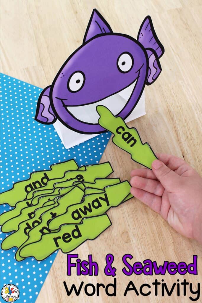 Fish & Seaweed Sight Word Activity For Beginning Readers