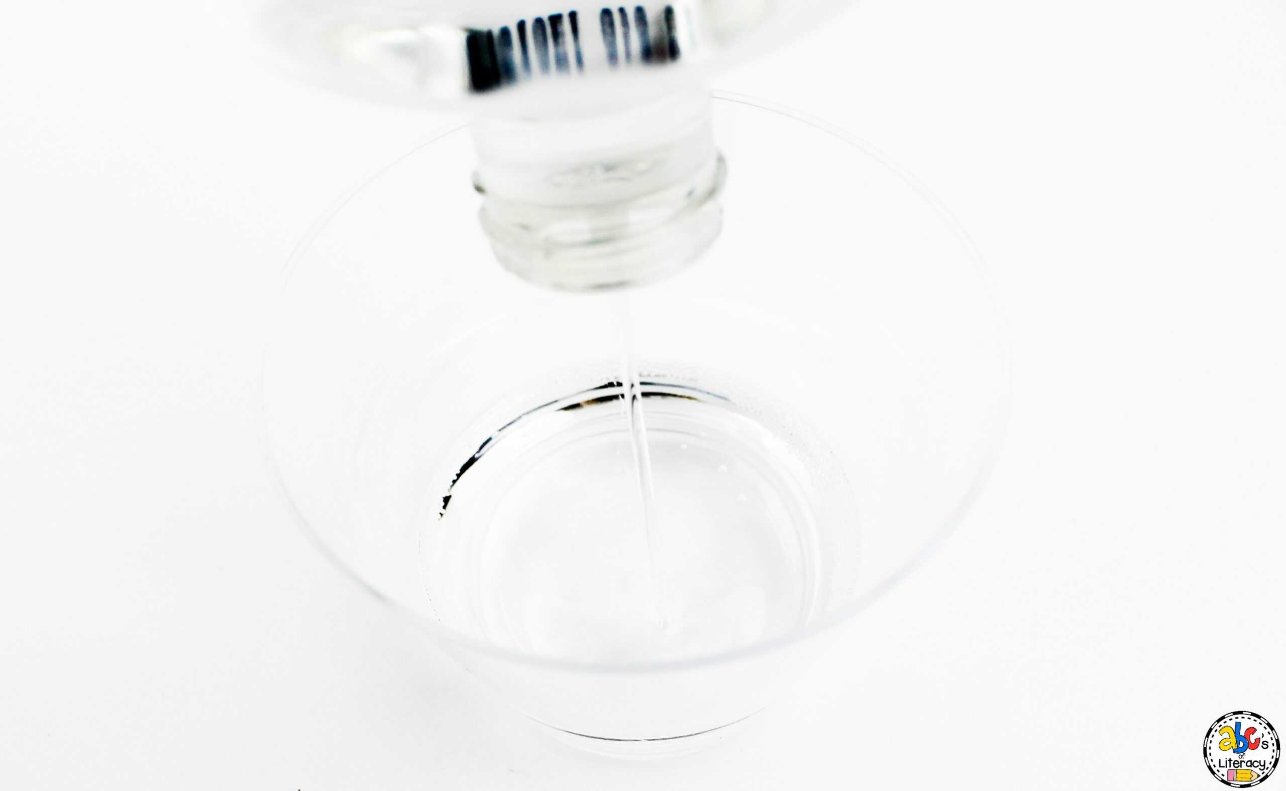 Oil And Water In A Glass