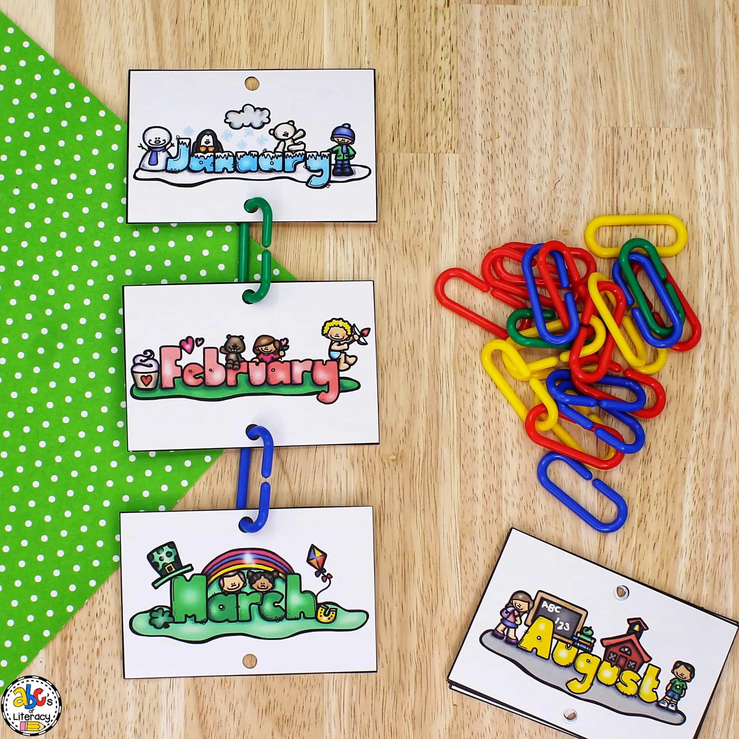 Months of the Year Activity Archives - ABC's of Literacy