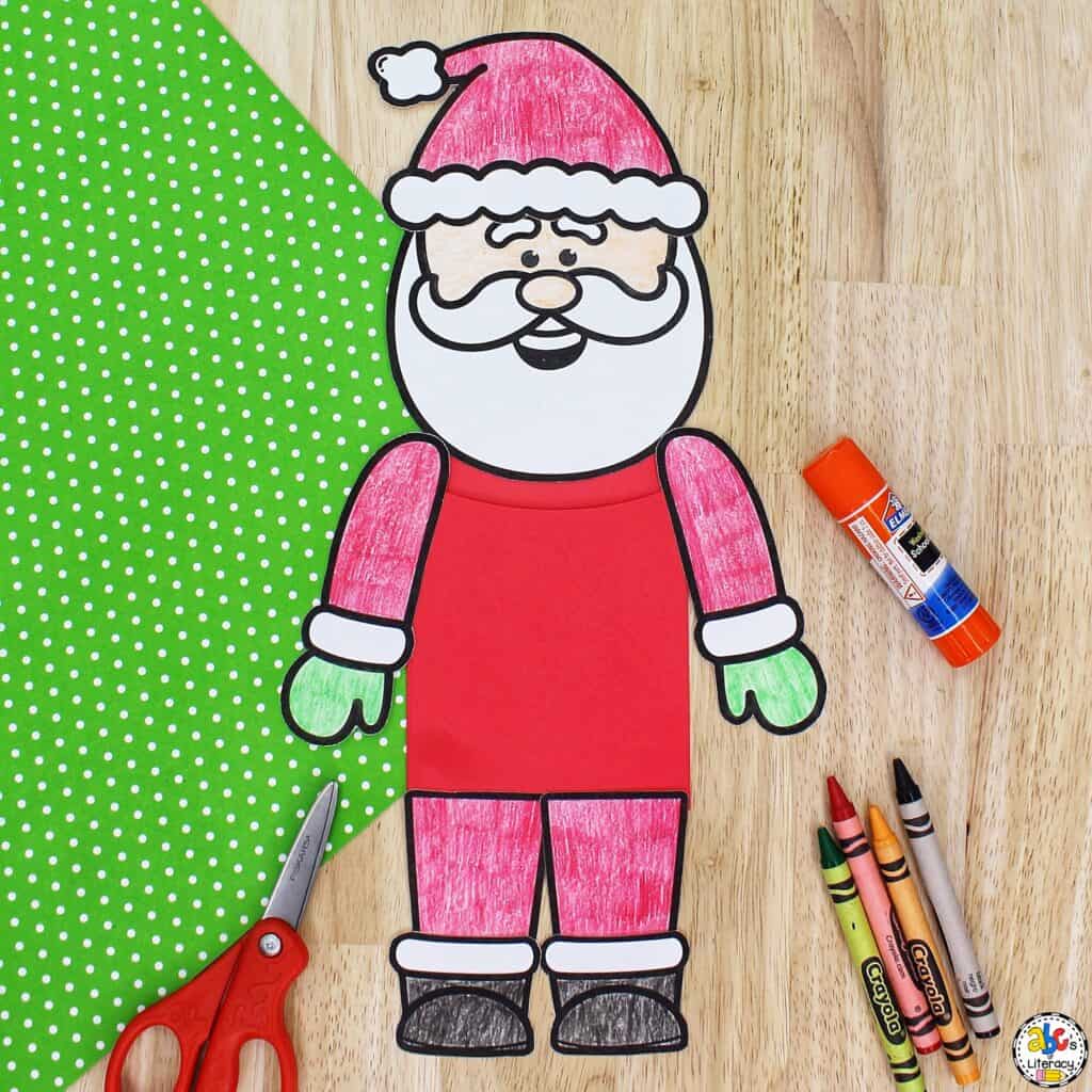 Letter to Santa Template: Holiday Writing Activity for Kids