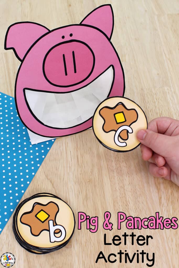 Pig & Pancakes Letter Recognition Activity
