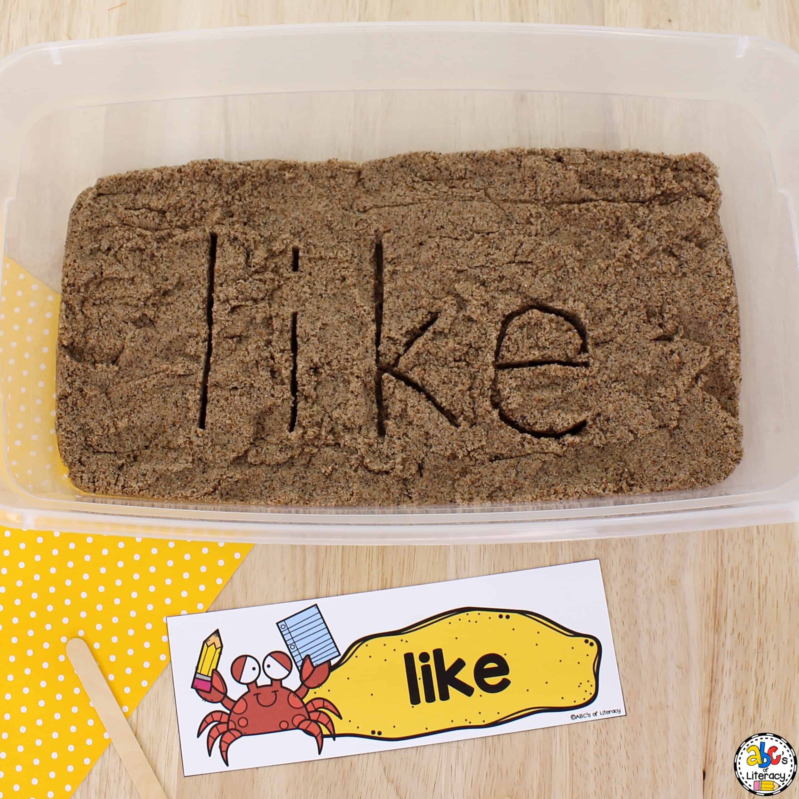 Beach Sight Word Activity (with Free Cards)for Beginning Readers