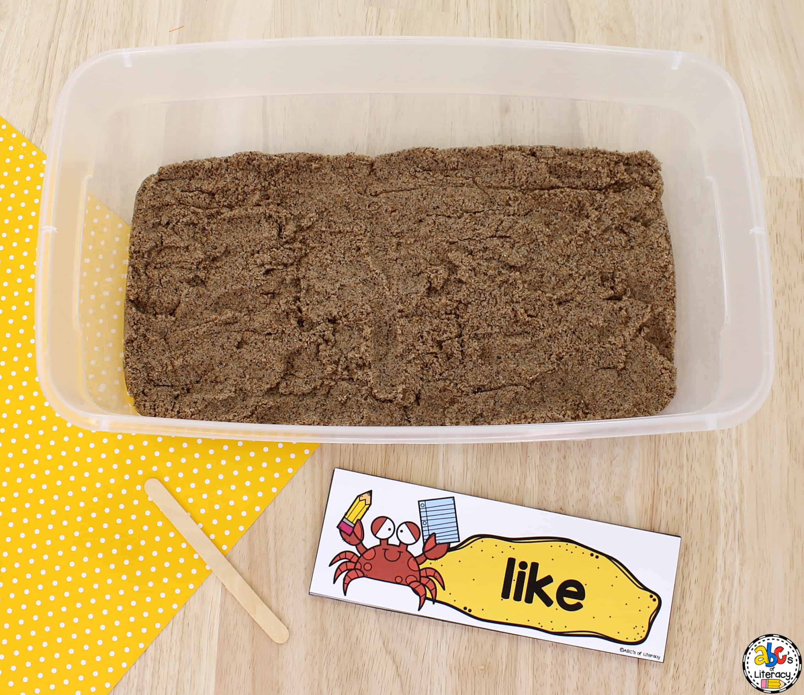 Beach Sight Word Activity (with Free Cards)for Beginning Readers