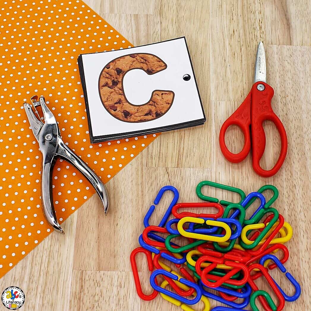 Chocolate Chip Cookie Letter Match Activity for Pre-Readers