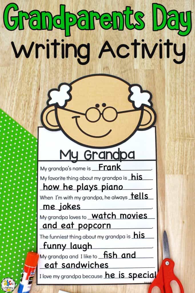 Grandparents Day Writing Craft