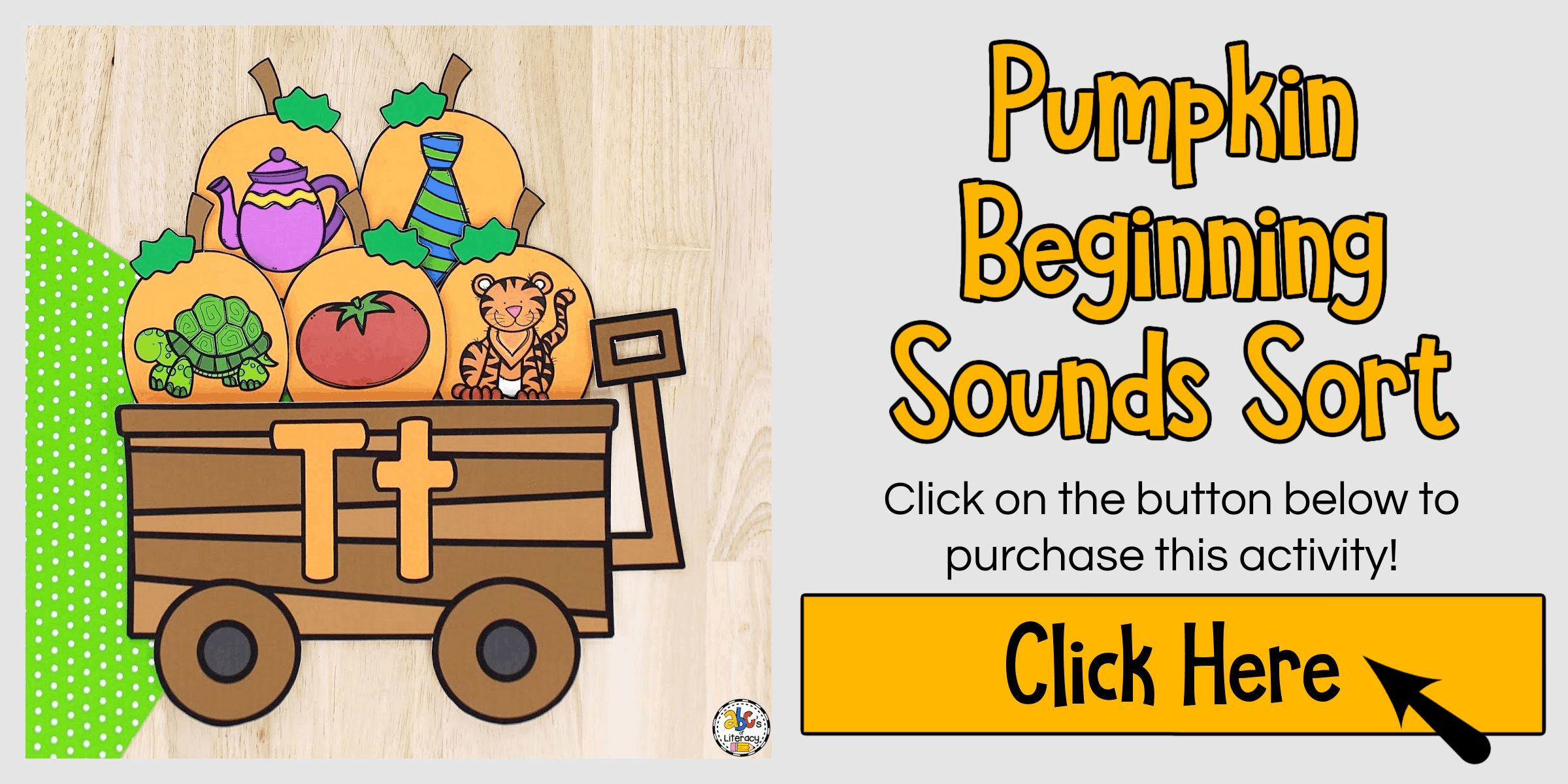 Pumpkin Beginning Sounds Sort (1) - ABC's of Literacy