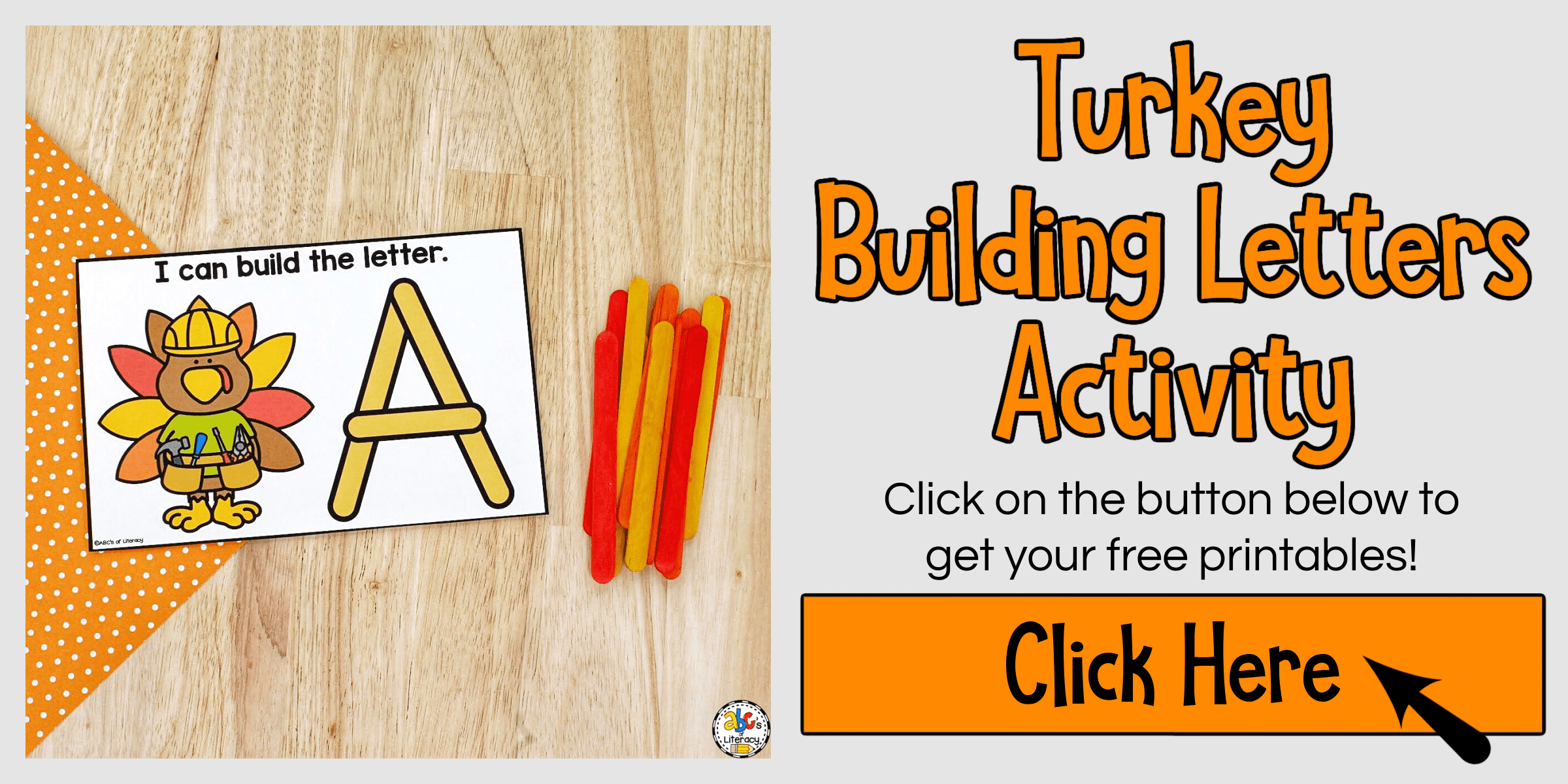 TurkeyBuildingLettersActivity - ABCs of Literacy