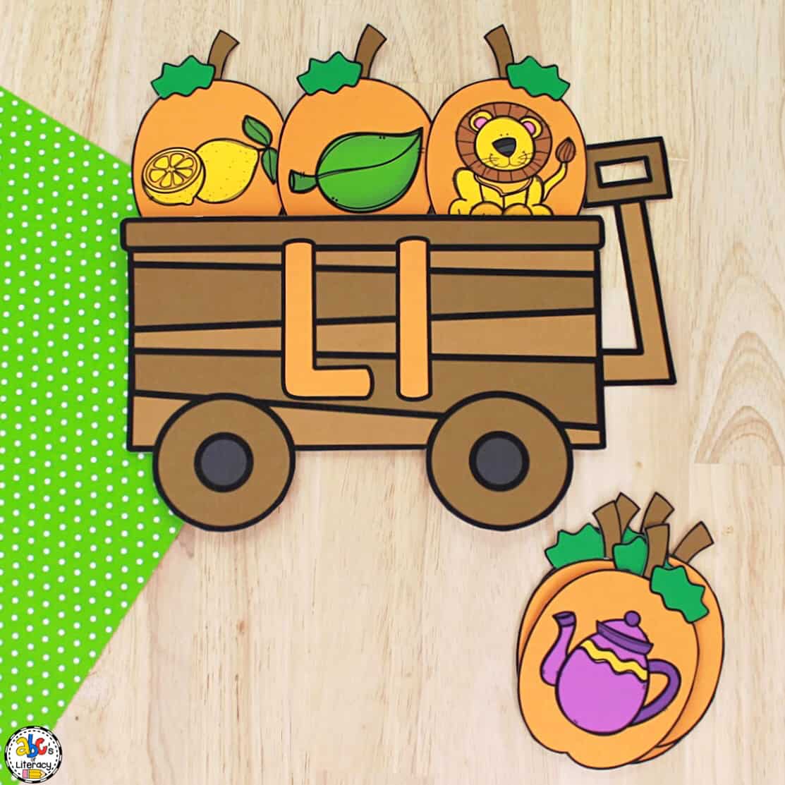 Pumpkin Beginning Sounds Sort Activity