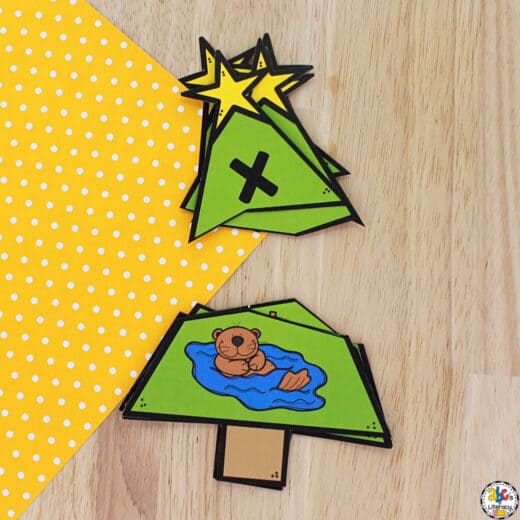 Christmas Tree Beginning Sound Puzzles