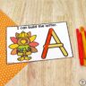 Turkey Building Letters Activity