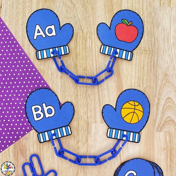 Mitten Beginning Sounds Activity