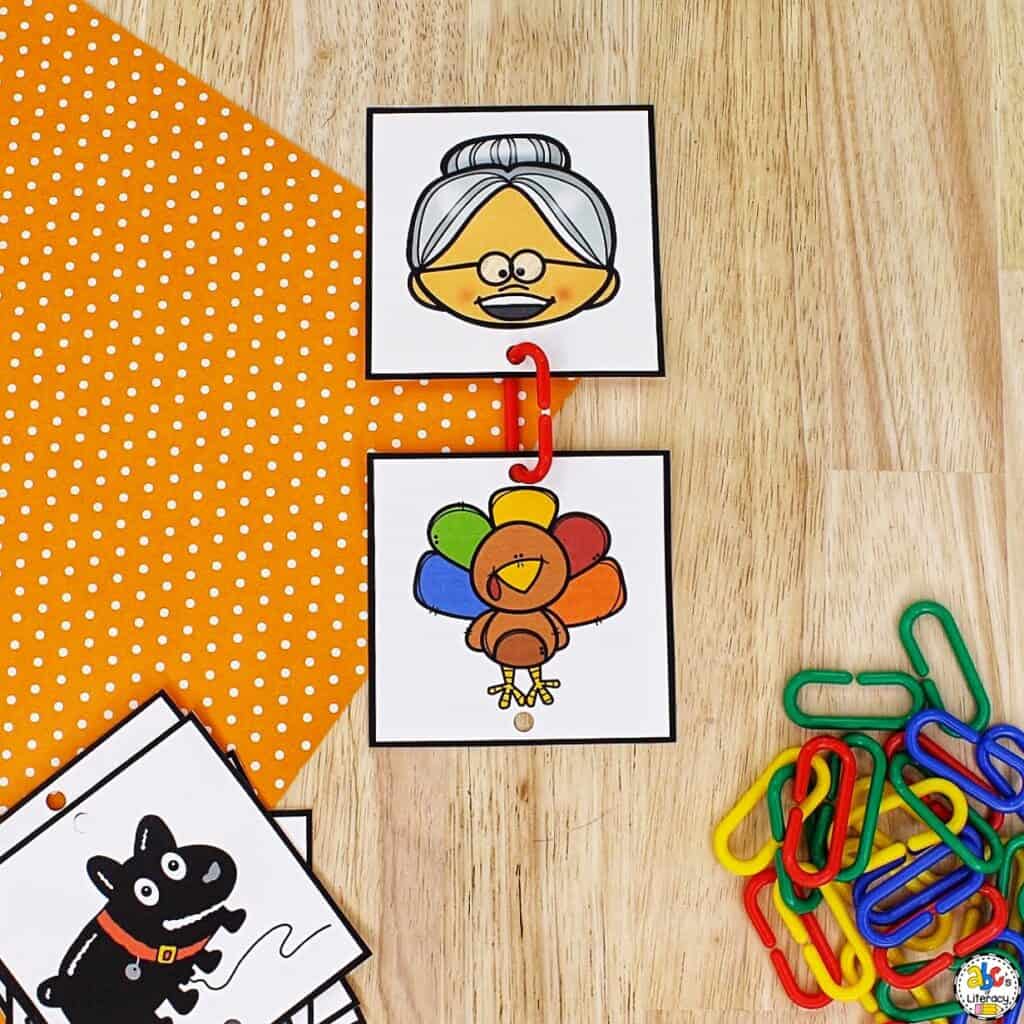 There Was An Old Lady Who Swallowed A Turkey Sequencing Activity