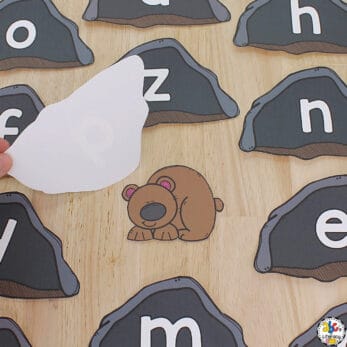Hibernating Bear Alphabet Game